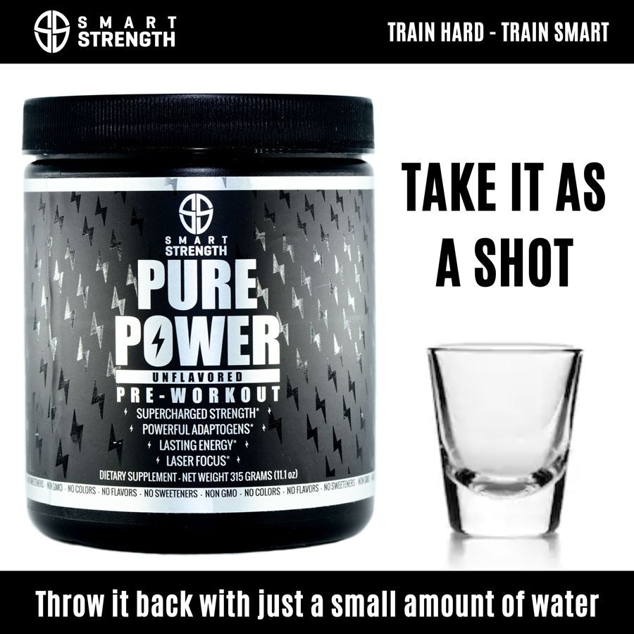 How to take Pure Power Premium Natural Pre-Workout as a shot – Smart ...